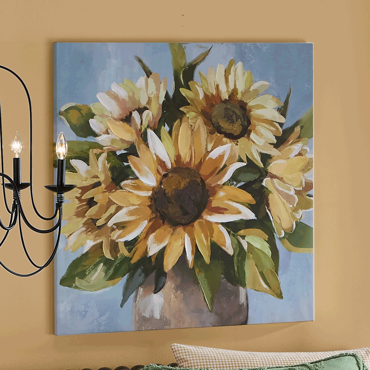 Country Sunflower Bouquet Canvas | Country Door