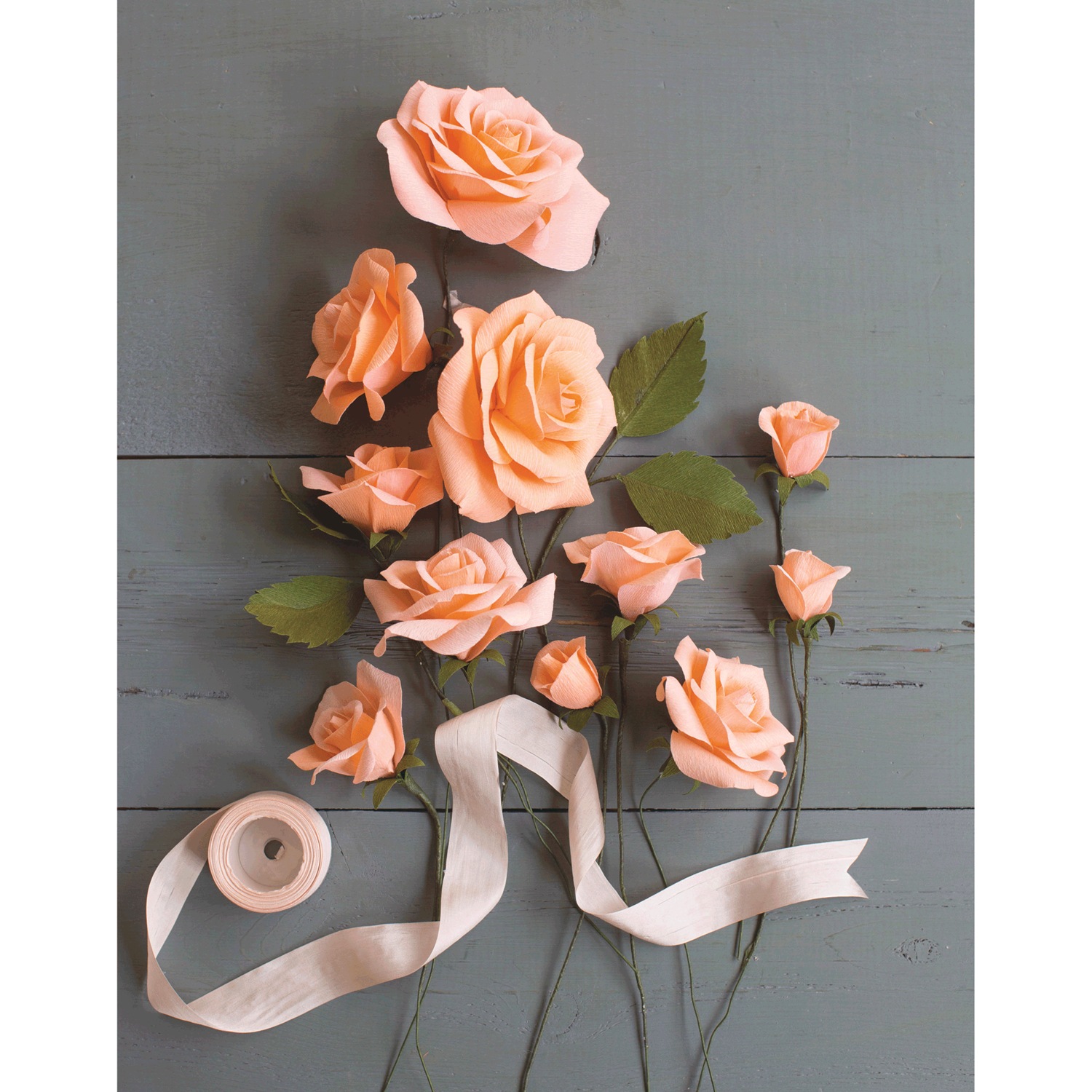 Crepe Paper Rose Flower Kit | Country Door