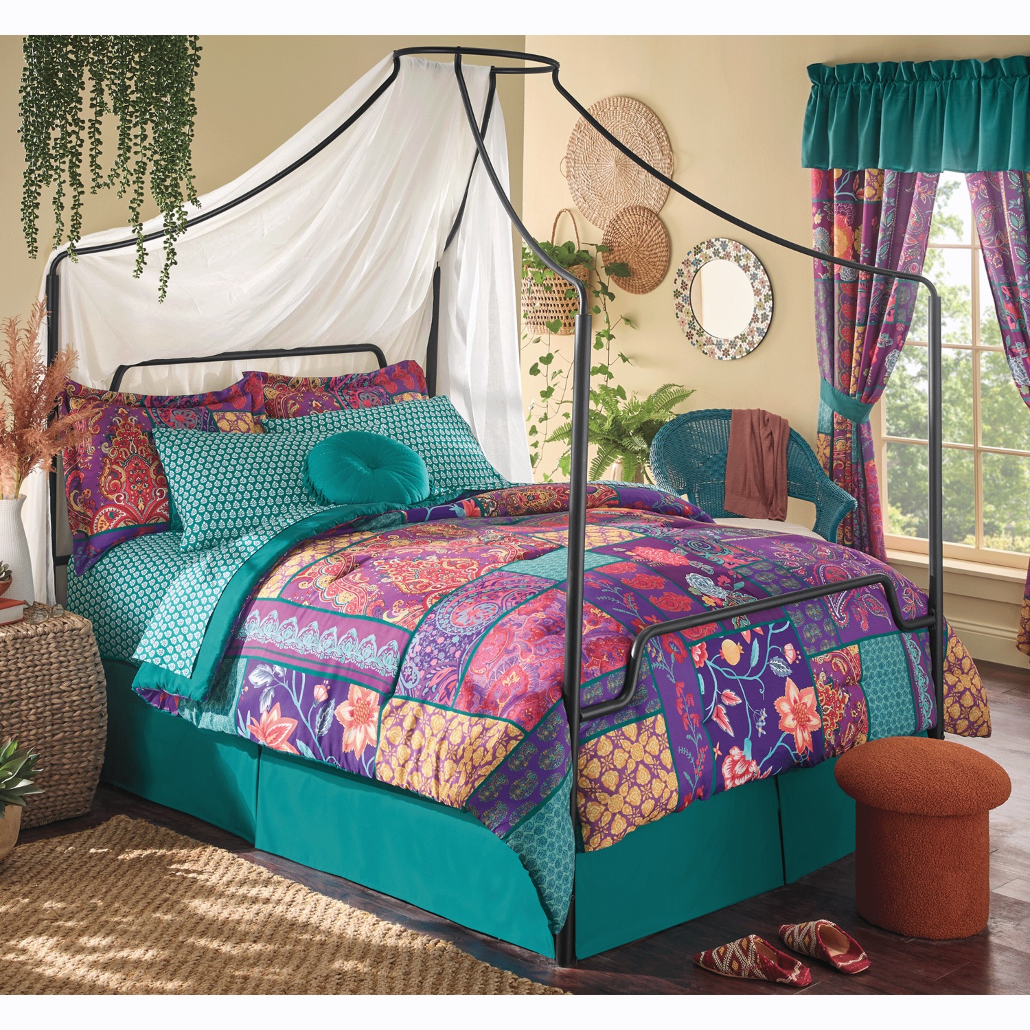 Boho Patchwork Complete Bed Set and Pillow | Country Door